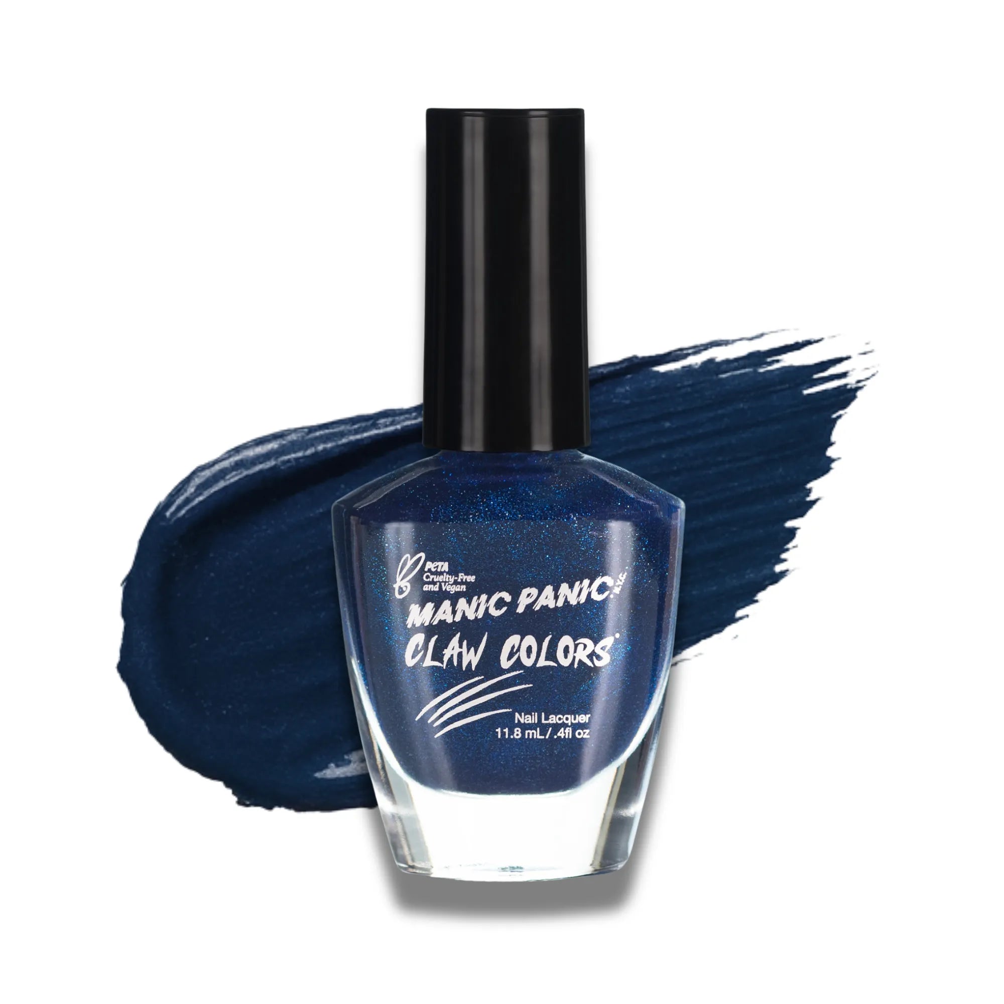 After Midnight® – Claw Colors – Glossy Navy Blue Nail Polish Meta ...