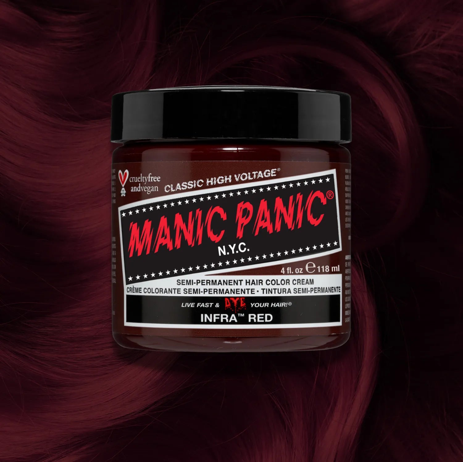 Infra™ Red - Classic High Voltage® - Manic Panic NYC INC