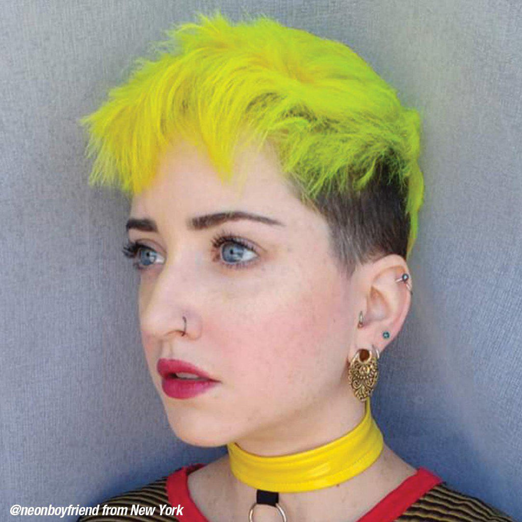 Electric Banana Neon Yellow Hair Dye - Classic High Voltage - Manic ...