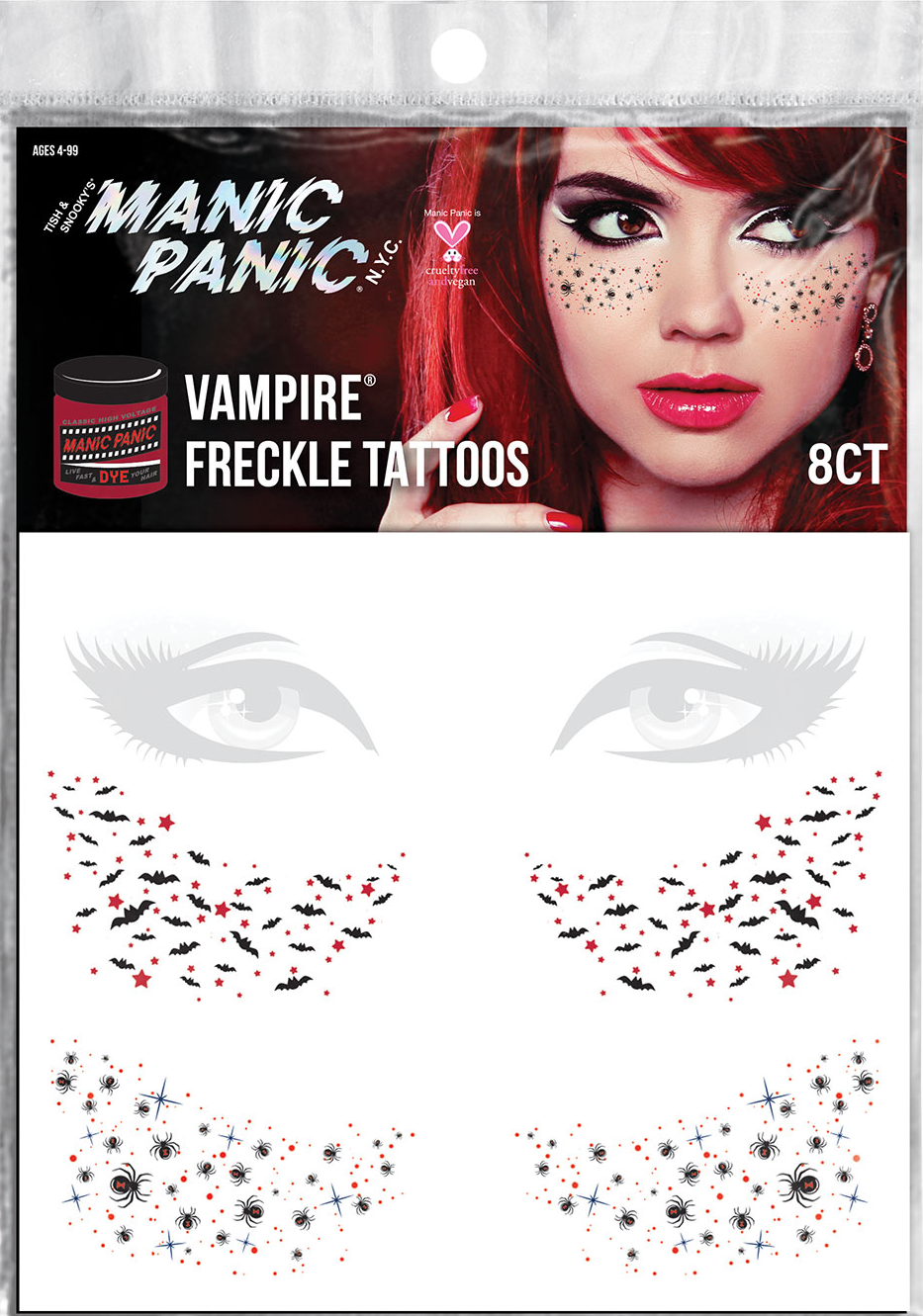Manic Panic® Vampire™ Freckle Tattoos - Tish & Snooky's Manic Panic