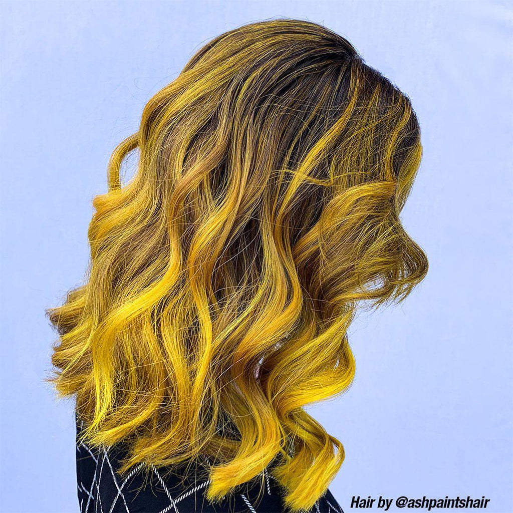 Solar Yellow® - Professional Gel Semi-Permanent Hair Color - Manic ...