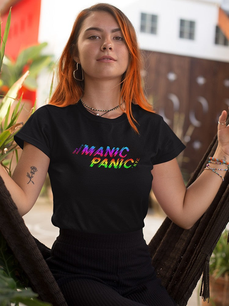 manic panic rainbow banner t shirt - Manic Panic NYC INC