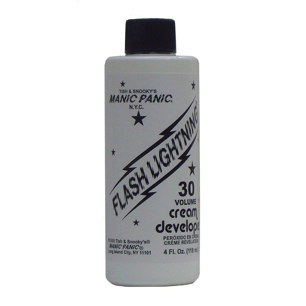 Flash Lightning® Bleach Kit - 30 Volume Cream Developer - Manic Panic ...